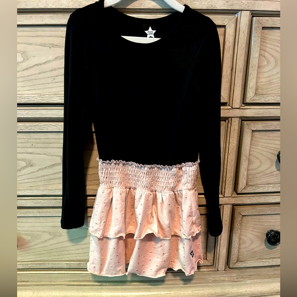Pixie Lane | Dresses | Pixie Lane Girls Size 6 Black Dress With Light ...